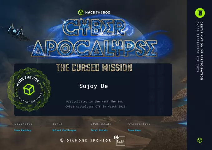 Sujoy De - Portfolio Website